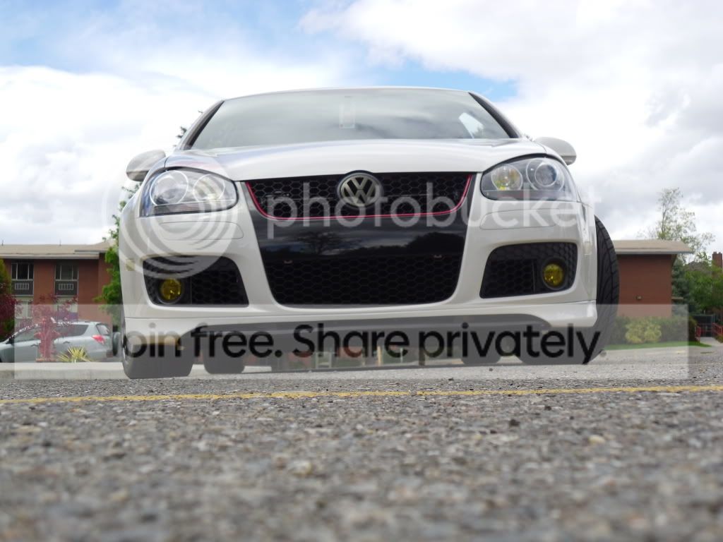 MKV (MK5) Votex Front Lip - Painted Candy White (CW) - Salt Lake City ...