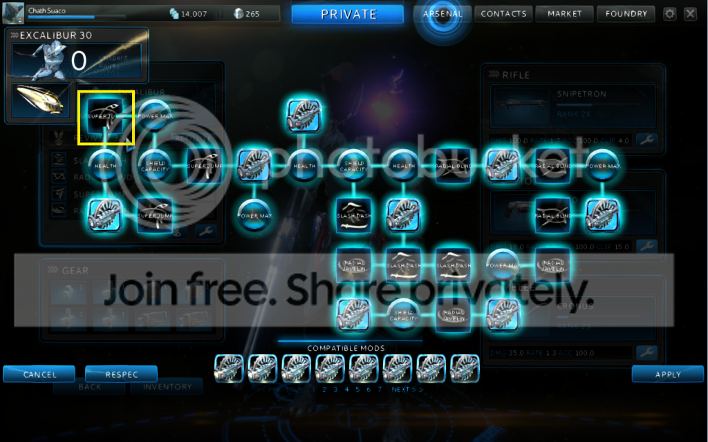 Bugged Skill Tree look - Art & Animation - Warframe Forums